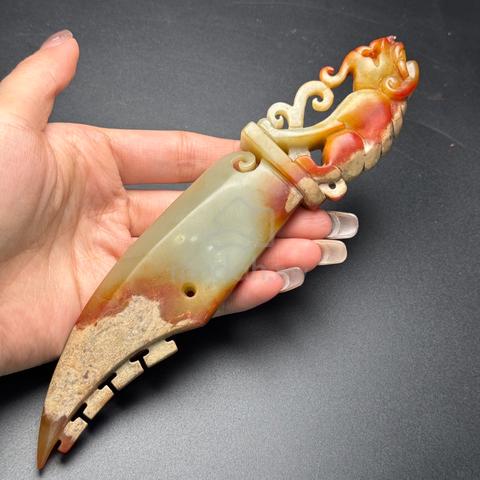 Hotan Jade Dragon Head Jade Sabre - Hobby & Collectibles for sale in ...