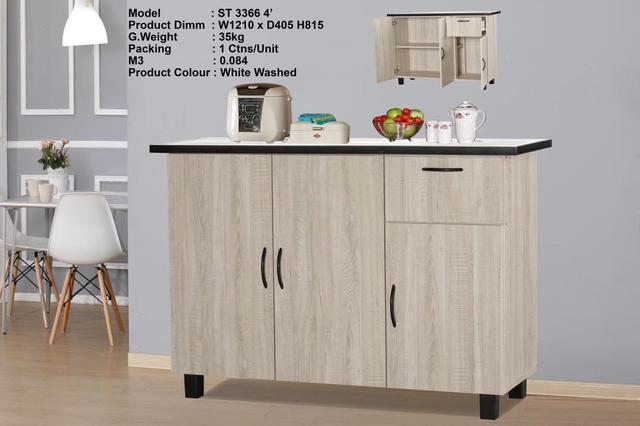 4 FT Kitchen Cabinet 3366 - Furniture & Decoration for sale in Kuching, Sarawak