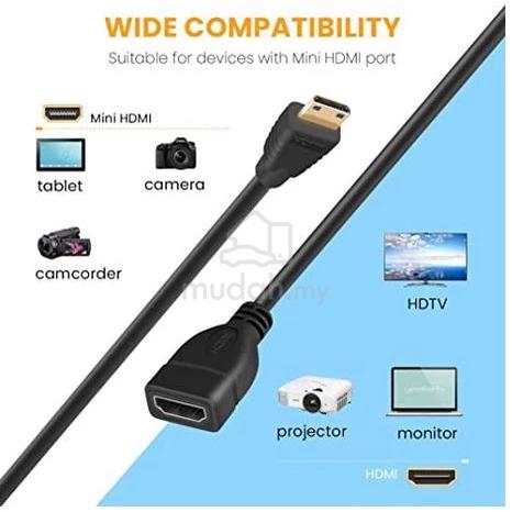 High Quality 90 Degree Micro HDMI male to HDMI fem - Cameras ...