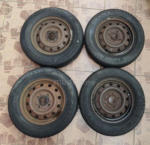 Rim Besi Standart 12 inci - Car Accessories & Parts for sale in Ipoh, Perak