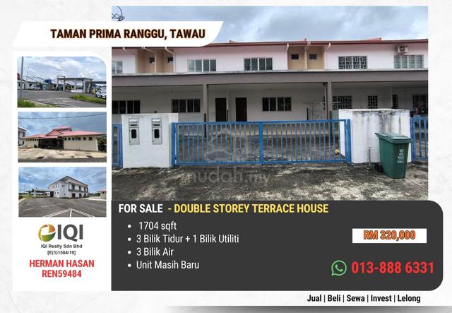 2-storey Terraced House for Sale, 4 Bedroom, 1704 sq.ft, Tawau, Sabah ...
