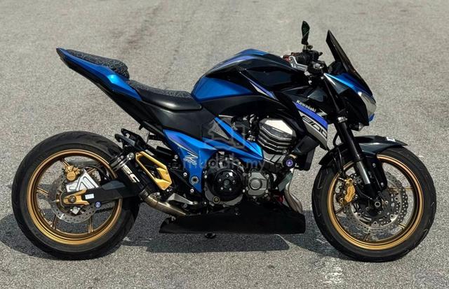 Kawasaki Z800 Blue Razor full accessories z8 - Motorcycles for sale in ...