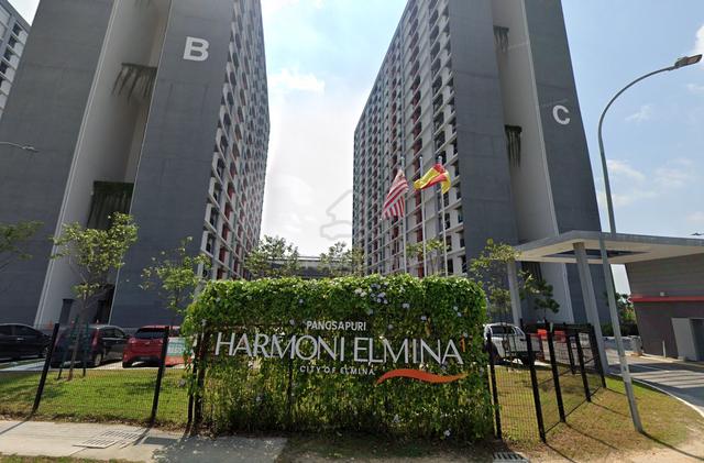 Apartment for Sale, 3 Bedroom, 1000 sq.ft, Pangsapuri Harmoni Elmina 1, Shah Alam, Selangor ...