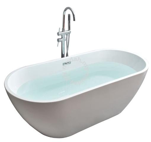 1.2m Bath Tub Oval Acrylic Bathtub Tab Mandi Adult - Bed & Bath for ...
