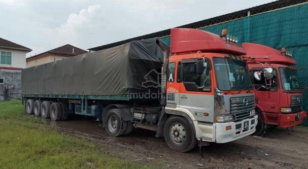Perkhidmatan lori 20 tan 40 kaki ft feet trailer - Services for sale in ...