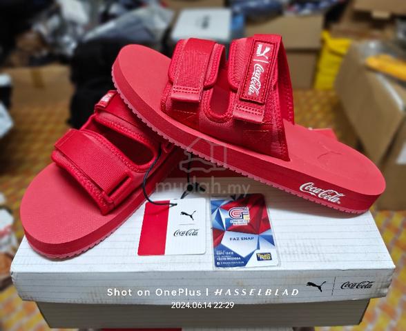 Puma Wilo Coca Cola Slippers Sandal - Shoes for sale in Keramat, Kuala ...