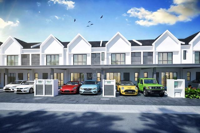 New 2-storey Terraced House for Sale, 4 Bedroom, 1505 sq.ft, Serendah ...