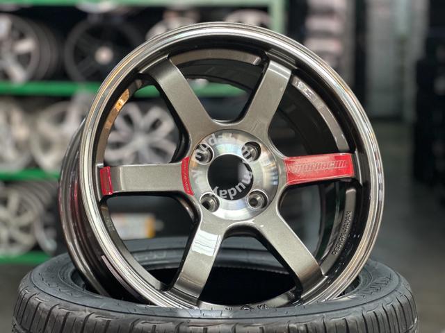 NEW 16 AOW TE37 Rim Myvi City Vios Yaris Jazz FLX - Car Accessories ...