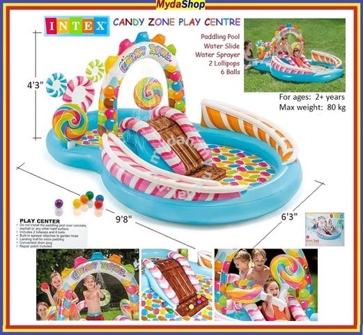 INTEX Pool Candy Zone Play Centre. Kolam Permainan - Sports & Outdoors ...