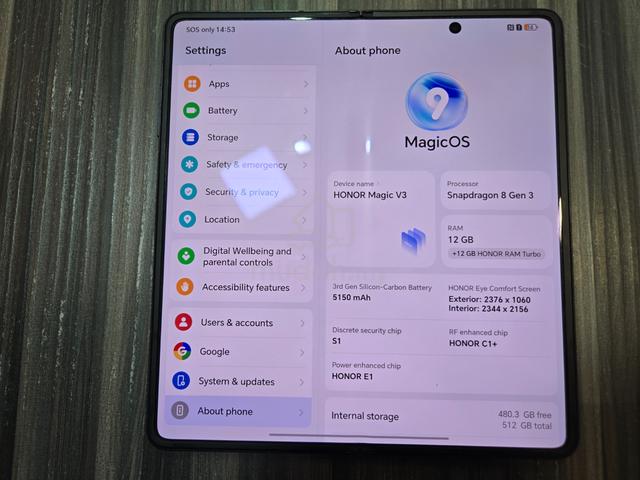 Honor Magic V3 5G 24GB Ram 512GB Dual Sim - Mobile Phones & Gadgets for ...