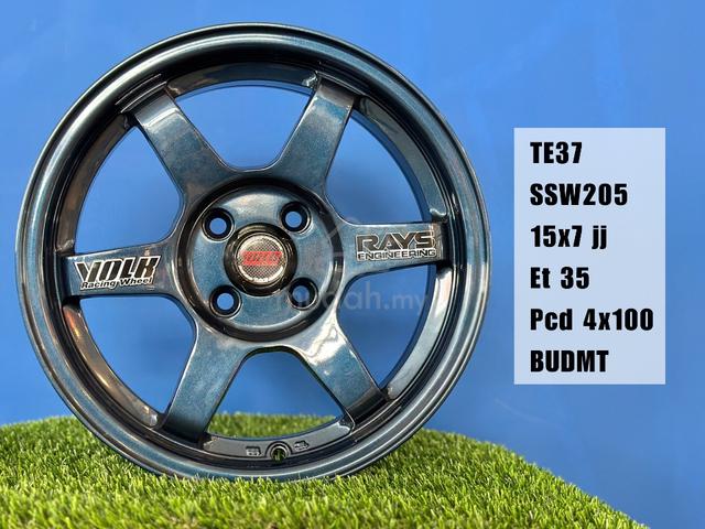 New Rim 15" TE37 Auto Options For Myvi Vios City - Car Accessories ...