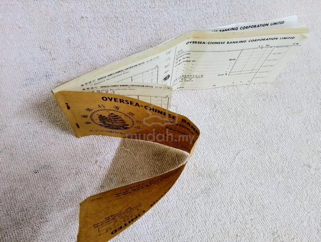 Vintage 1966 OCBC Limited used cheque book - Hobby & Collectibles for ...