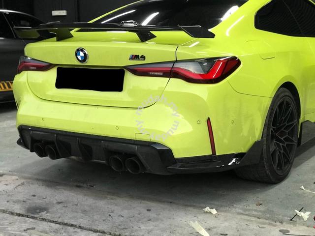 BMW G82 F82 M4 Rear Spoiler MP Style Carbon Fiber - Car Accessories ...