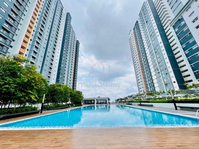 Service Residence for Rent, 2 Bedroom, 607 sq.ft, Alanis @ Warisan ...