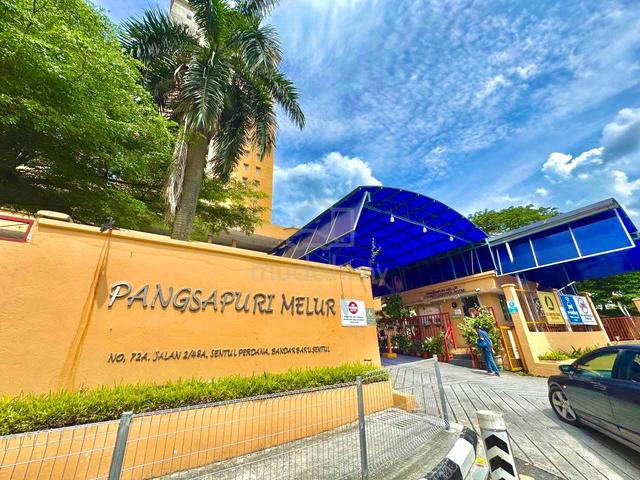 Apartment for Sale, 3 Bedroom, 1066 sq.ft, Melur Apartment (Sentul ...