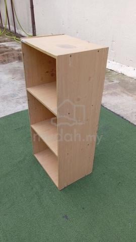 YA97AA Rak Kayu 3 Tier Wooden Rack Oak - Furniture & Decoration for ...