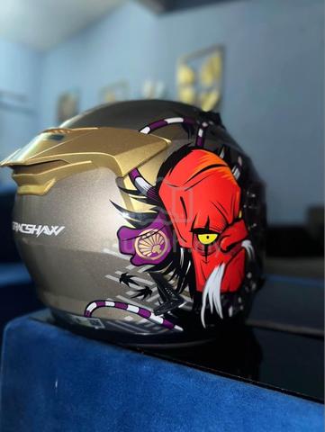 helmet gracshaw japanese design (tengu) - Motorcycle Accessories ...