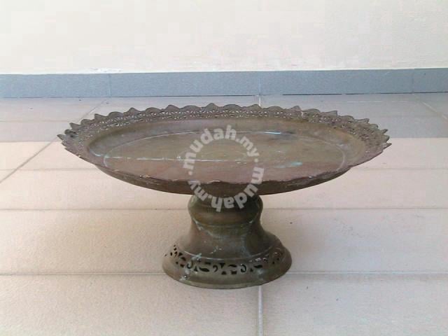 Dulang / Talam tembaga antik bersaiz besar (50cm) - Hobby ...