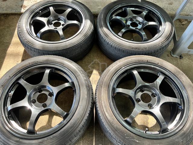 Sport Rim 16 Advan RG Siap Tayar Second 4x100 - Car Accessories & Parts ...