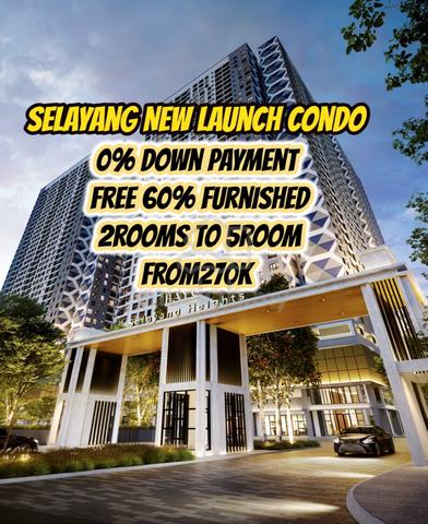 New Service Residence for Sale, 2 Bedroom, 560 sq.ft, Selayang Below ...