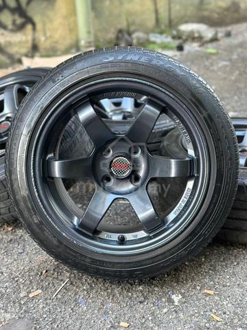 Te37 Rota 15 inch sportrim Wira satria alza almera - Car Accessories ...