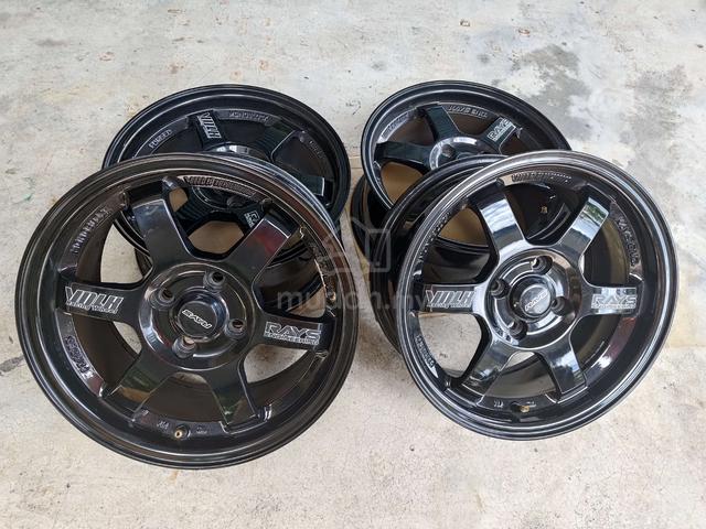 TE37 Volk Racing Rays Glossy Black for Sale! - Car Accessories & Parts ...