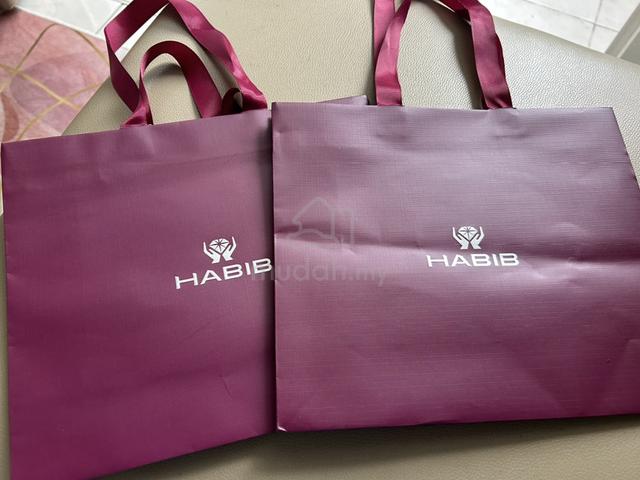 [PAPER BAG] habib poh kong MJ jewellery seng fong - Watches & Fashion ...