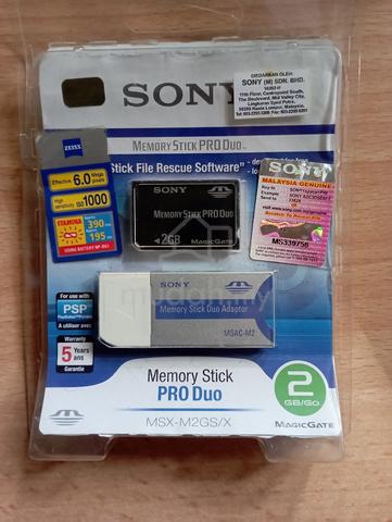 Sony 2 GB Memory Stick PRO Duo Memory Card MSX-M2G - Accessories for ...