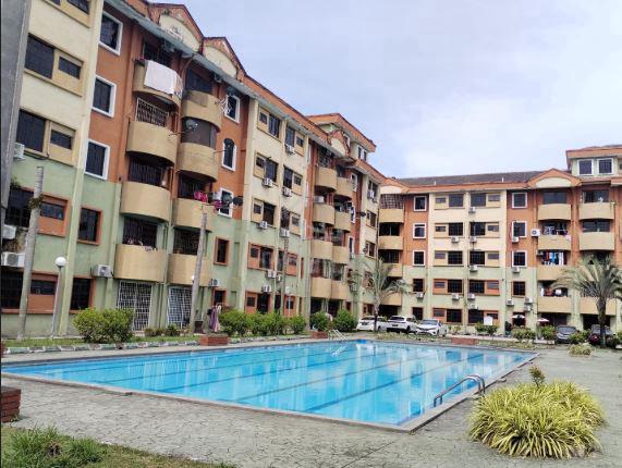 Apartment for Sale, 3 Bedroom, 1100 sq.ft, Pangsapuri Sri Pelangi, Shah ...