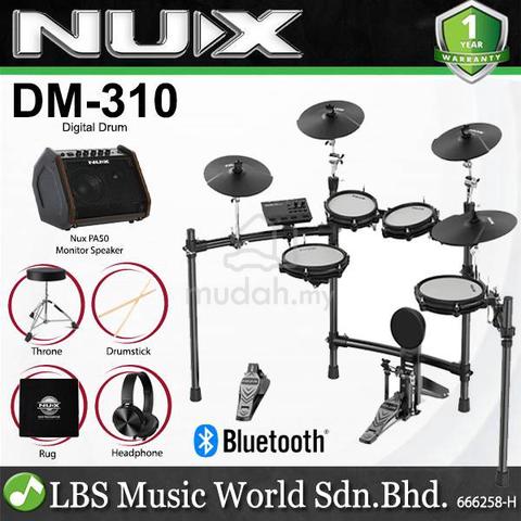 Nux DM-310 Full Set Digital Electronic Drum PA50 - Music Instruments for sale in Bayan Lepas, Penang