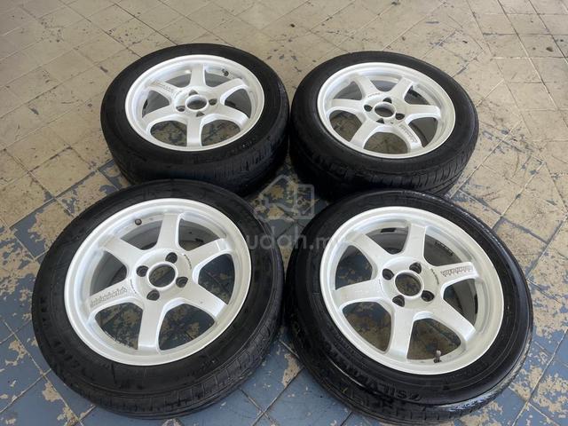 Sport rim second 15 TE37 siap tayar bezza myvi g3 - Car Accessories ...