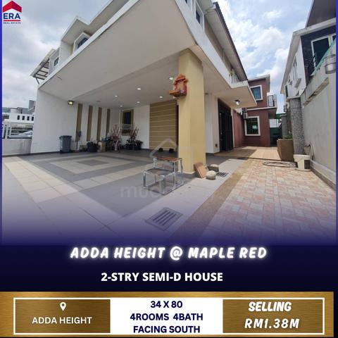 Semi-Detached House for Sale, 4 Bedroom, 2720 sq.ft, Johor Bahru, Johor ...