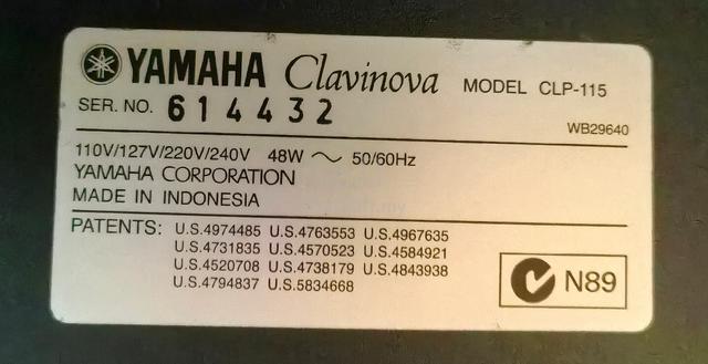 YAMAHA Clavinova CLP-115 - Music/Movies/Books/Magazines for sale in ...
