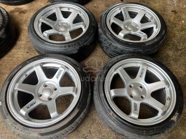 Sport rim second 16 TE37 Rota siap tayar wira alza - Car Accessories & Parts for sale in Puncak ...