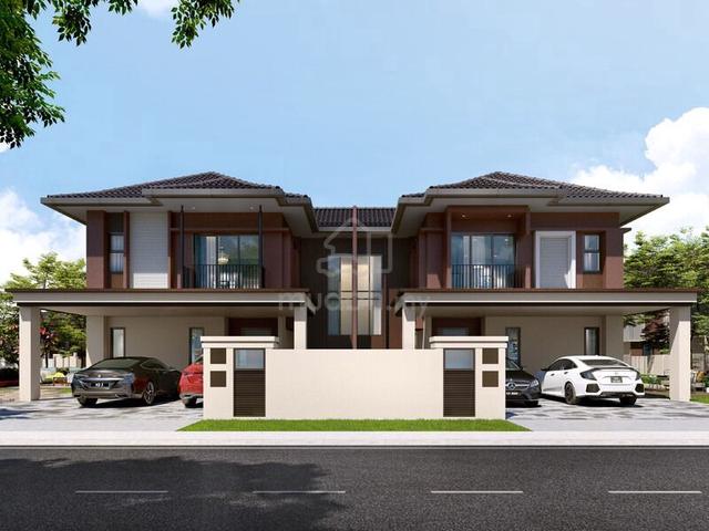 New Semi-Detached House for Sale, 4 Bedroom, 2066 sq.ft, Bandar Perda ...