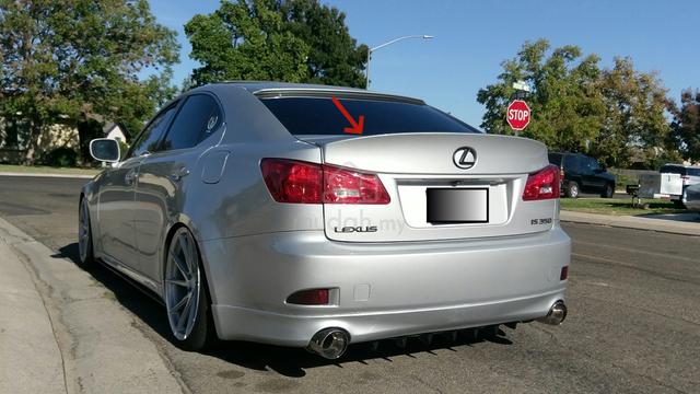Lexus IS250 IS300 2006-12 Duck Spoiler Wald Style - Car Accessories ...
