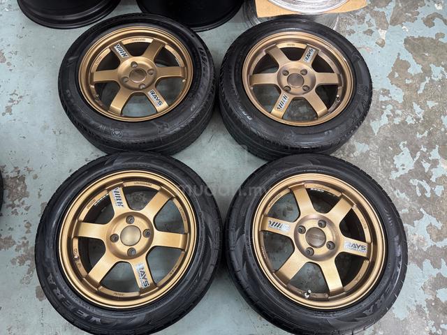 Rim te37 thailand 15 inch bronze myvi wira alza - Car Accessories ...