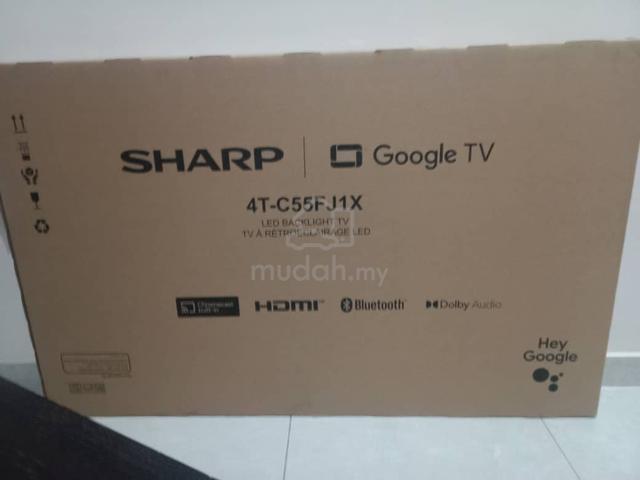 Sharp 4TC55FJ1X 55" 4K HDR Google TV Dolby Digital - TV/Audio/Video for ...