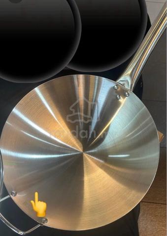 32cm Mitsuko Stainless Steel Cooking Wok Pan - Home Appliances ...