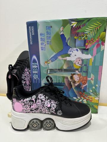 Kasut Roda / Convertible shoe wheel adult skate - Shoes for sale in ...
