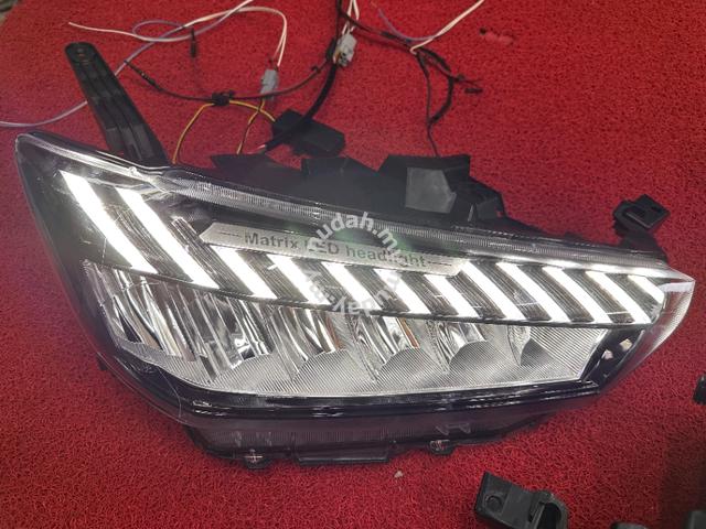 Perodua bezza led head lamp light headlamp drl hbg - Car Accessories ...