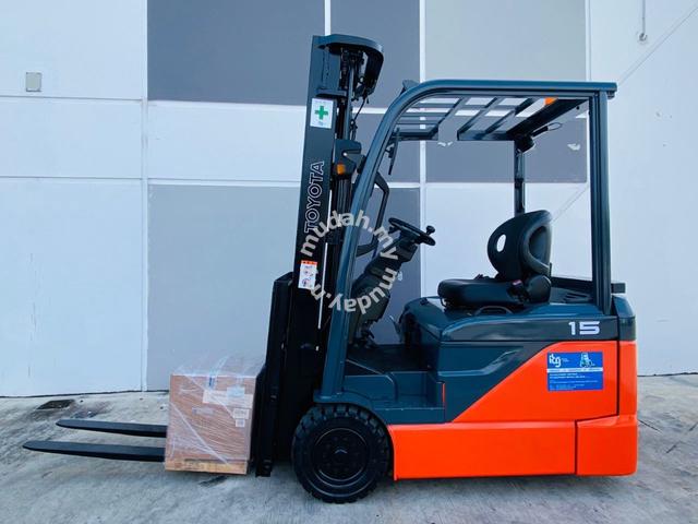 TOYOTA Forklift 3 Wheeler 8FBE15 Full Loan Recon - Commercial Vehicle & Boats for sale in Johor ...