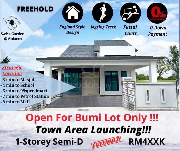 New Semi-Detached House for Sale, 4 Bedroom, 2450 sq.ft, Bertam Ulu ...