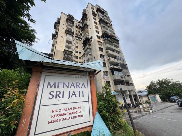 Flat for Sale, 3 Bedroom, 872 sq.ft, Menara Sri Jati, Setiawangsa ...