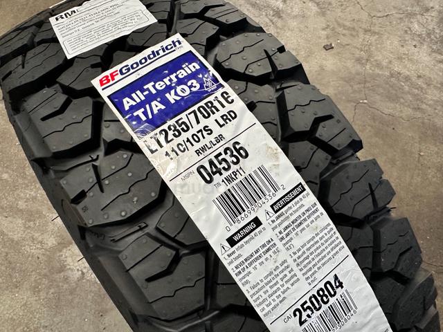 NEW 235 70 16 BF Goodrich AT K03 Tyre Suzuki Jimny - Car Accessories & Parts for sale in Shah ...