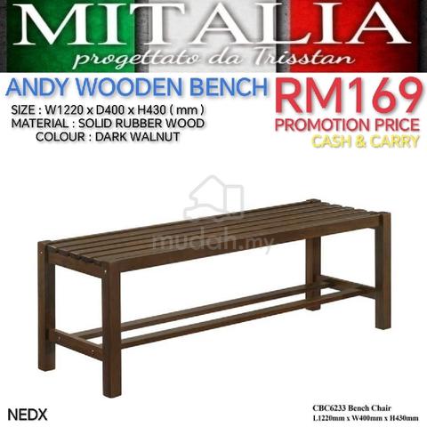Kerusi Bench Solid Kayu Berkualiti | Wooden Bench - Furniture ...