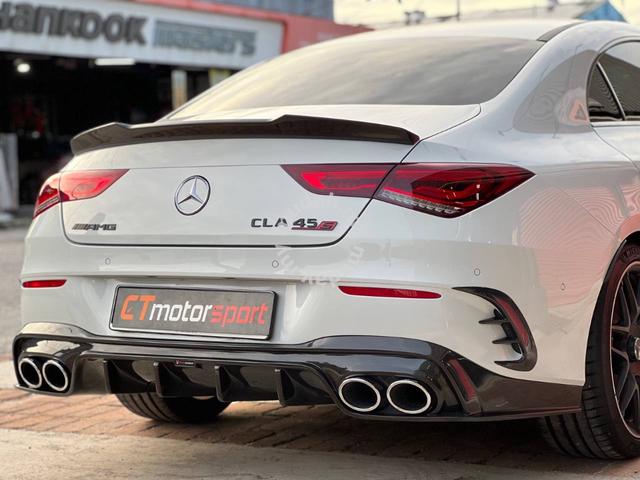 Mercedes W118 CLA45s Front Lip Dry Carbon Set Kit - Car Accessories ...