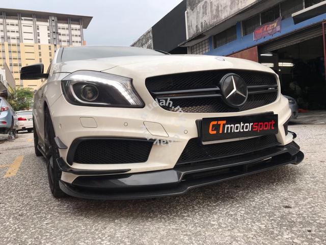 Mercedes W176 A45 Front Lip Varis Carbon Bodykit - Car Accessories ...