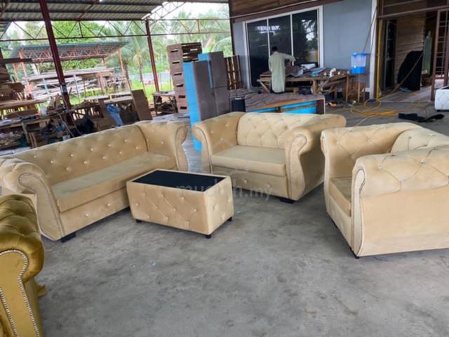 Sofa chesterfield kain baldu - Furniture & Decoration for sale in Shah ...