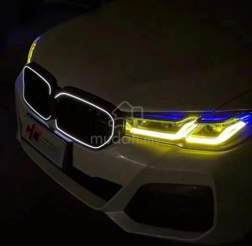 BMW F30 F10 G20 G30 G05 Front Grille LED Light Set - Car Accessories ...
